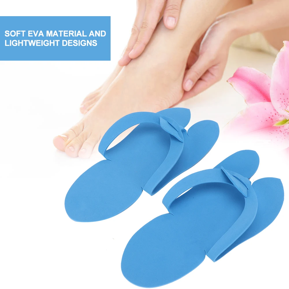 12-Pairs-Disposable-Slippers-Spa-Pedicure-Sandals-Foam-Pedicure ...