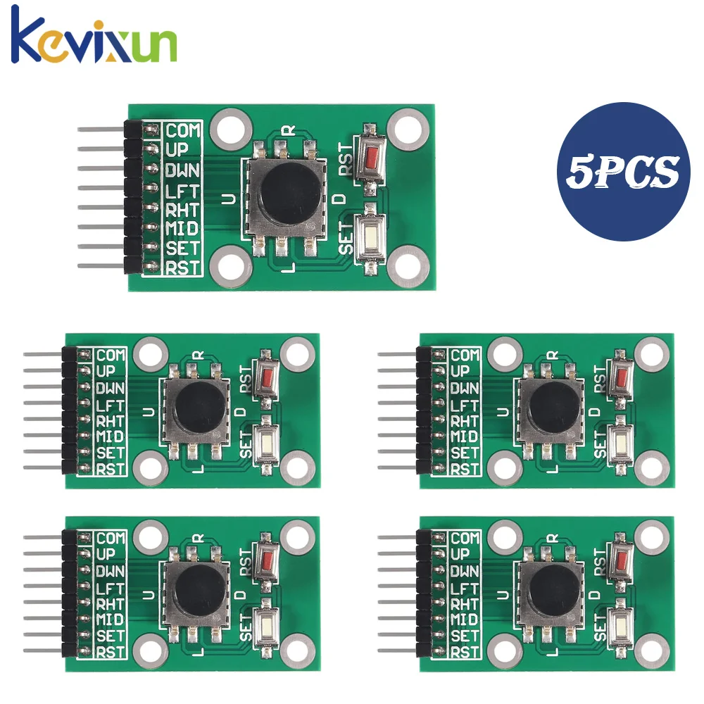5PCS-Five-way-Navigation-Key-Module-5D-Rocker-Independent-Keyboard ...