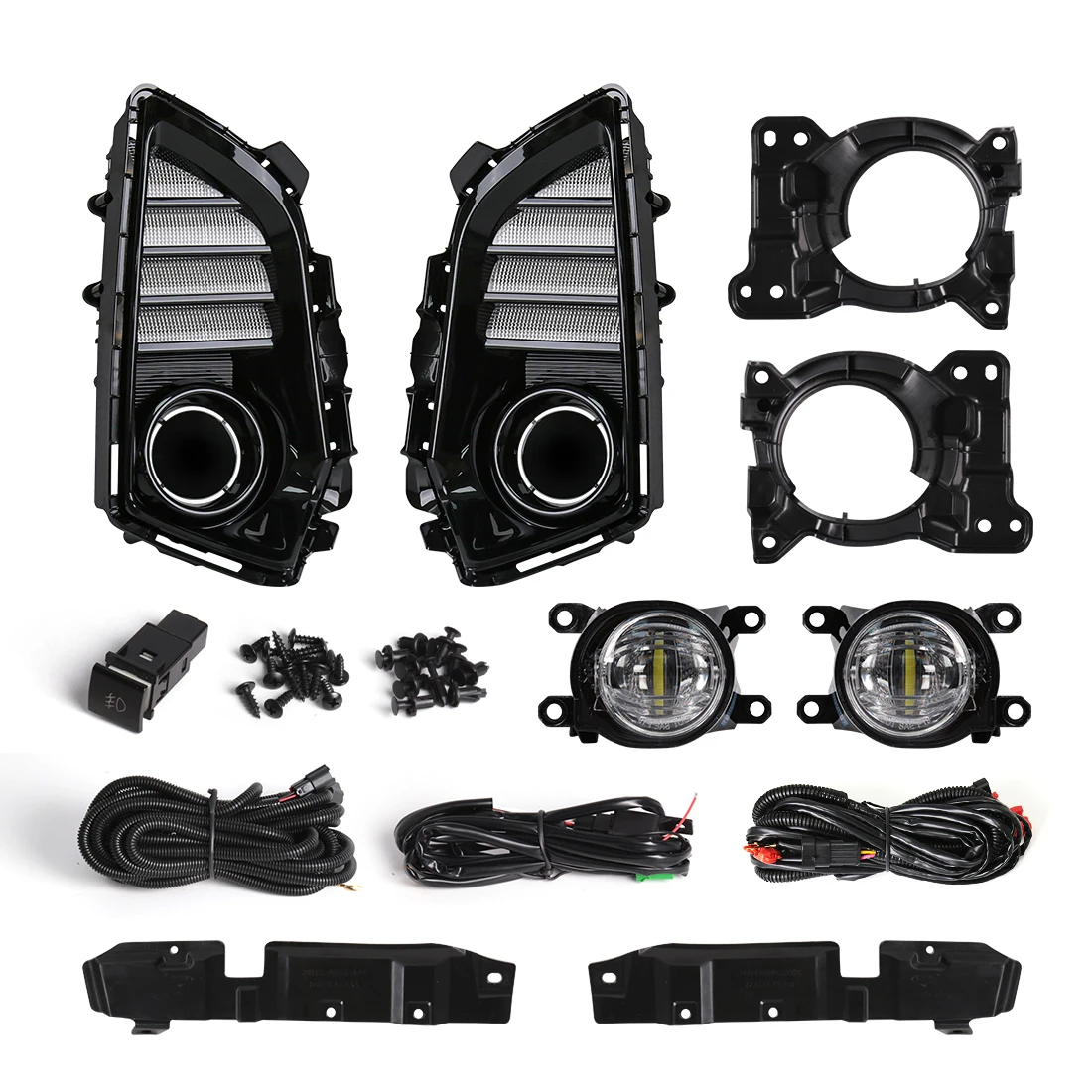 DLAA-Led-Fog-Lamp-DRL-For-Toyota-Yaris-Ativ-Vios-2022-2023-Daytime ...