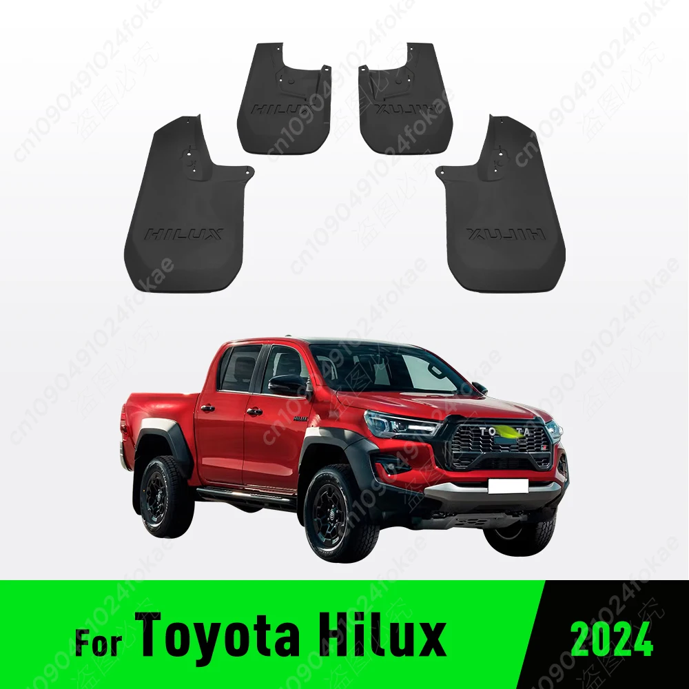 For-Toyota-Hilux-2024-Mudguard-Mud-Flaps-Guard-Splash-Flap-Mudguards ...