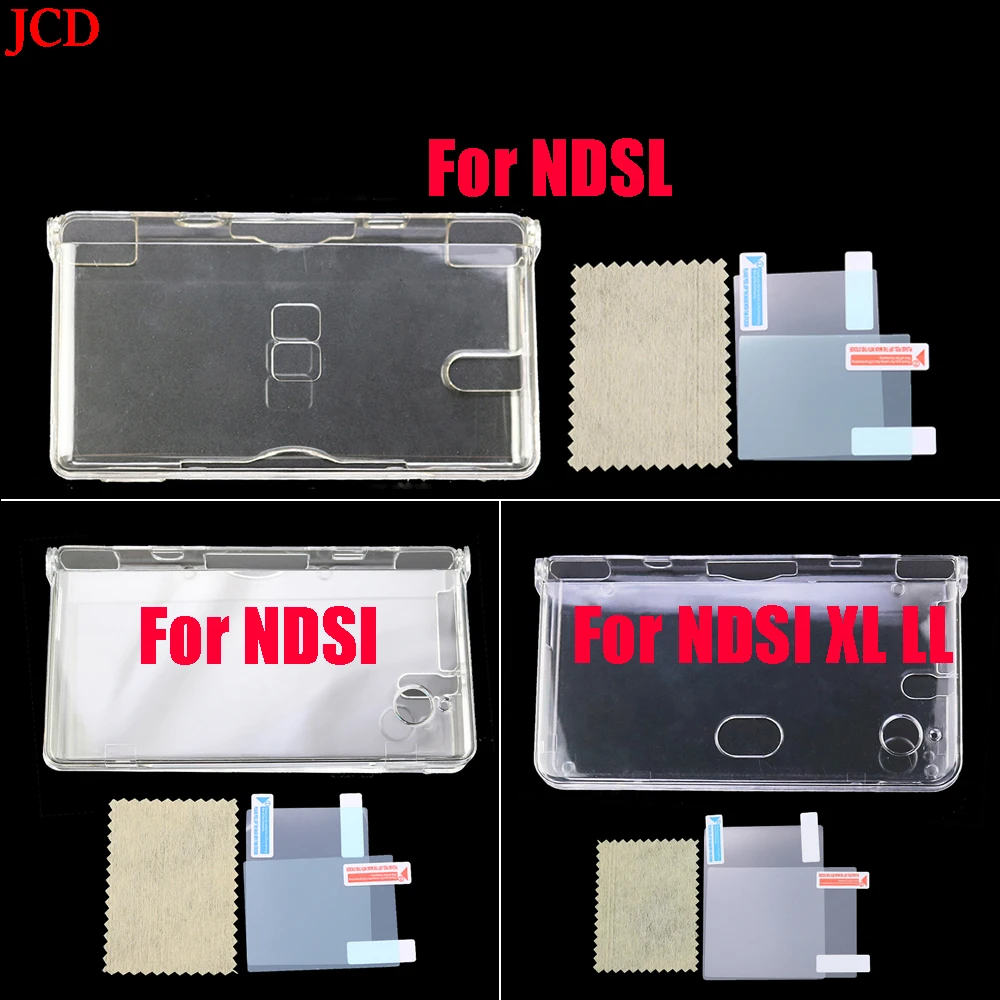 JCD-1pcs-Transparent-Crystal-Case-Clear-Hard-Cover-Shell-For-Nintend ...
