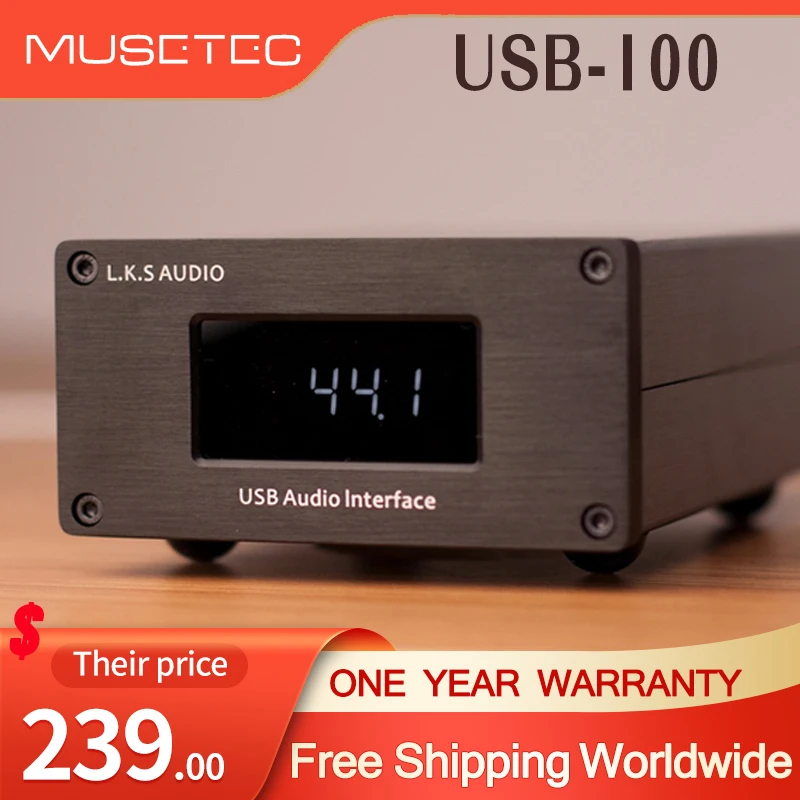 L.K.S Audio LKS Musetec USB 100 solución de Amanecer interfaz USB ...
