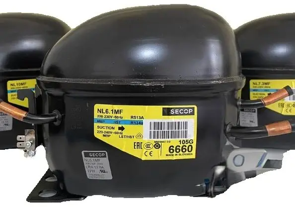 Danfoss SECOP compressor NL6.1MF 105G6660 NL7.3MF 105G6772 NL8.4MF ...