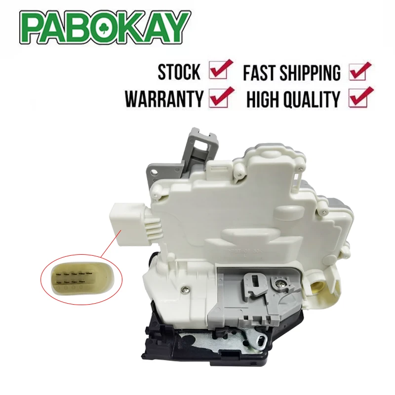 Left-Front-Door-Drivers-Side-Lock-For-VW-Passat-AUDI-SEAT-SKODA ...
