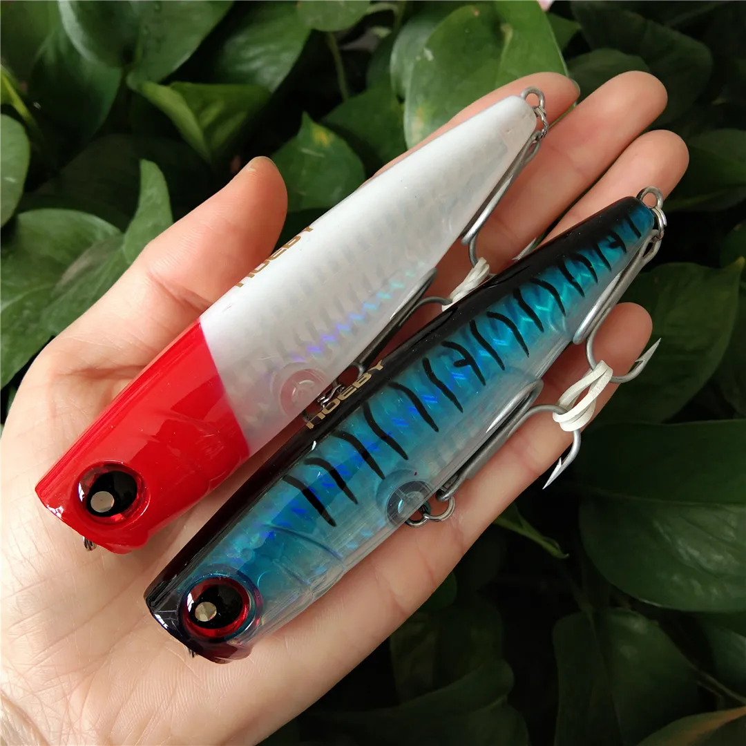 Noeby-2pcs-105mm-24g-Topwater-Popper-Fishing-Wobblers-Long-Casting ...