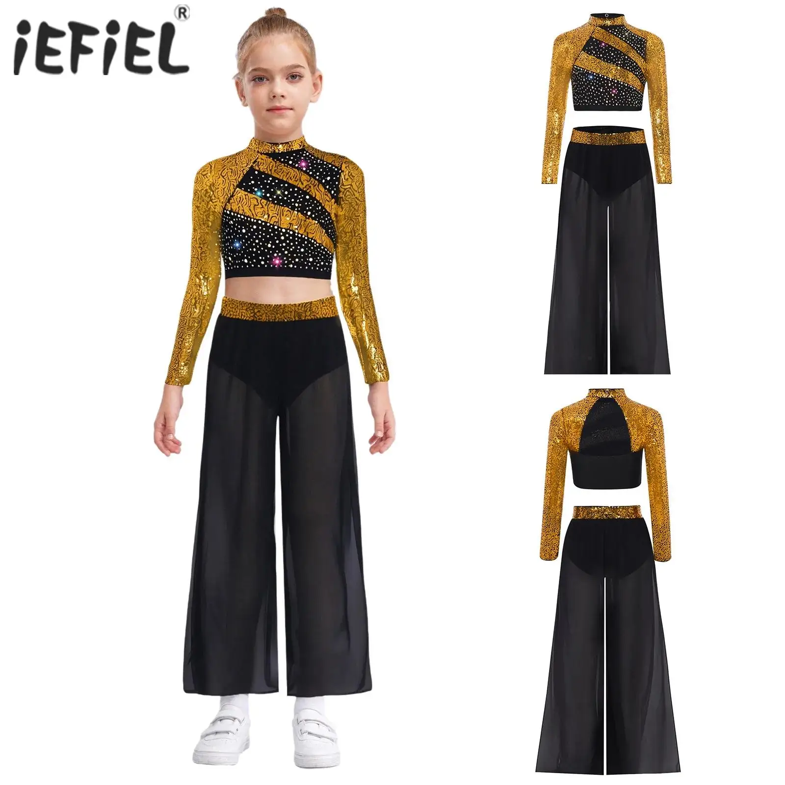 Girls Modern Dance Suit Ballet Jazz Latin Lyrical Classical Dance ...