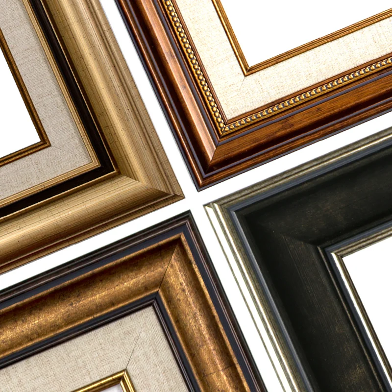 Gold-Black-Floating-Painting-Picture-Canvas-Prints-Frame-Kit-Oil-Paint ...