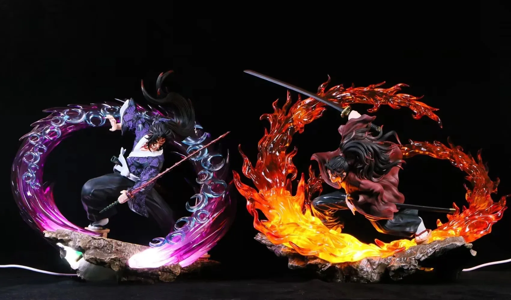 Demon Slayer GK Big Figure Tsugikuni Yoriichi Michikatsu Kokushibou ...