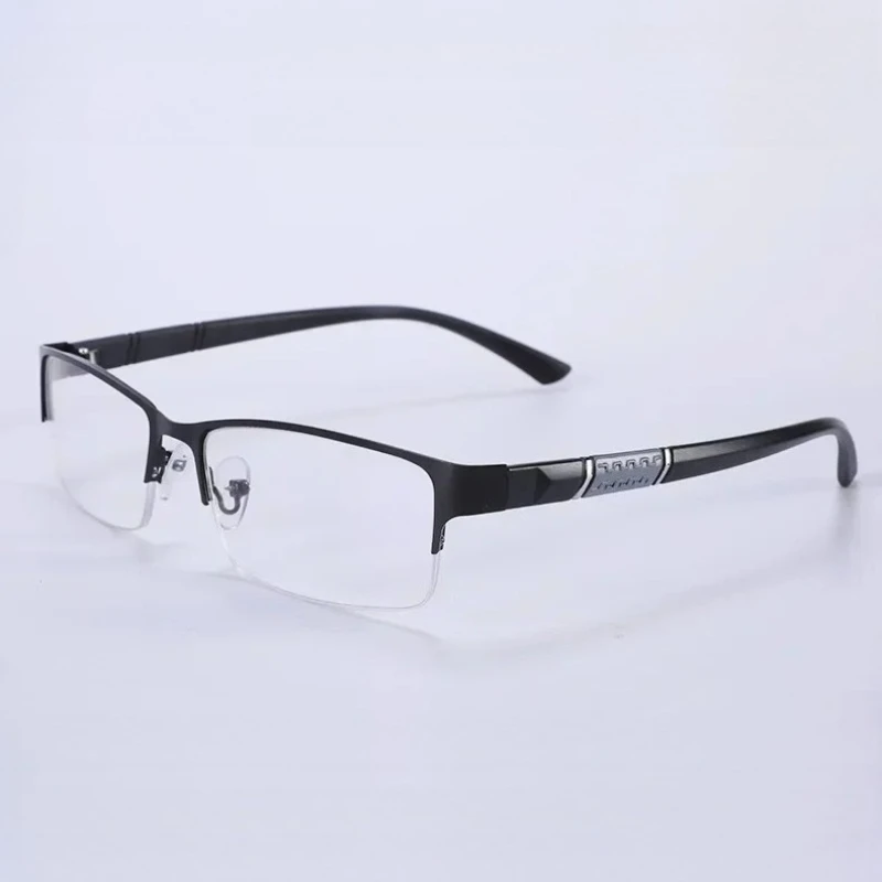 Metal Half Frame Reading Glasses TR90 Material Suitable for Hyperopia ...