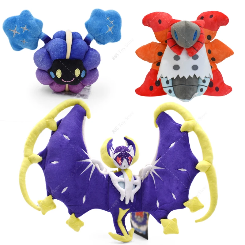 Pokemon-Plush-Lunala-Cosmog-Volcarona-Anime-Legend-Series-Moon-Vulcan ...
