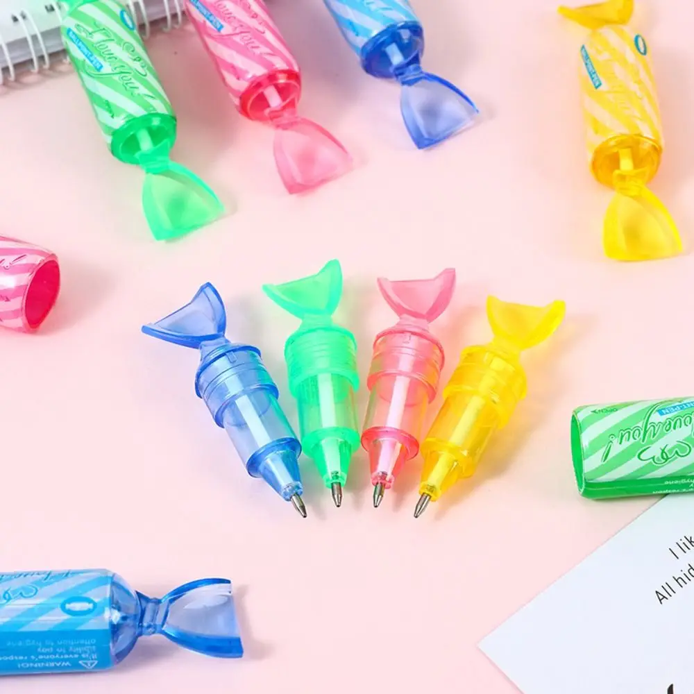 1/4Pcs New Colored Ballpoint Pen Creative Exquisite Mini Pen Candies ...