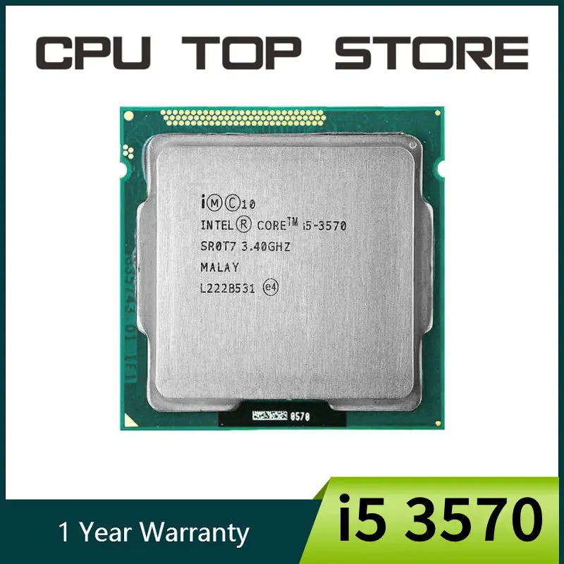 Gebruikt Intel I5 3570 Processor Quad Core 3.4Ghz L3 = 6M 77W Socket ...