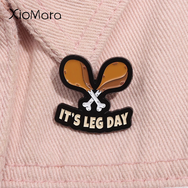 It-s-leg-Day-Thanksgiving-Enamel-Pin-Traditional-Festivals-Custom ...
