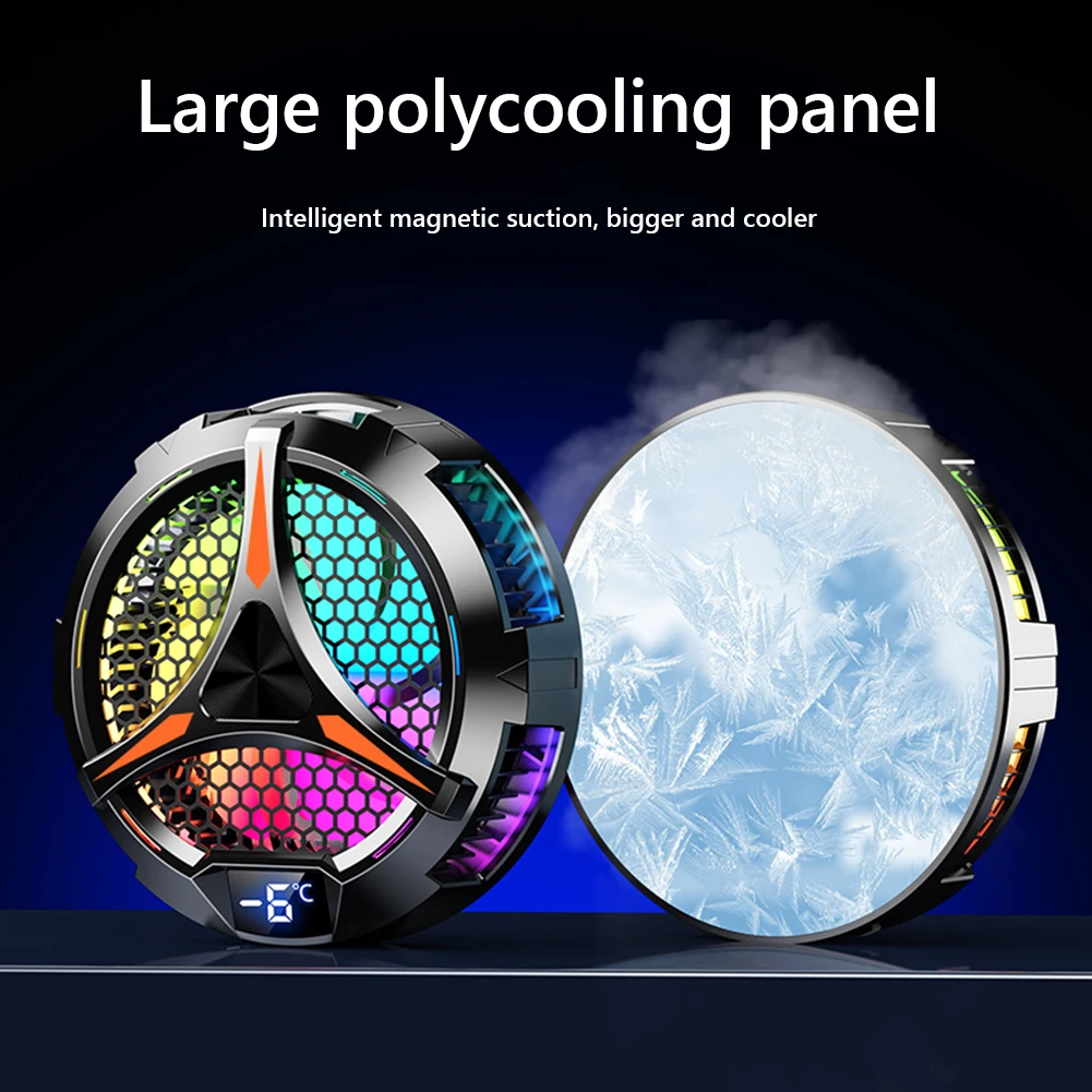 Magnetic-Phone-Cooler-Fan-LED-Temperature-Display-for-iPad-Cooling-Fan ...