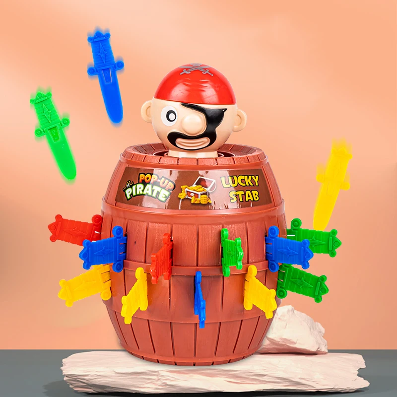 Funny-Pirate-Barrel-Toy-Sword-Stab-Jumping-Pirate-Board-Game-Parent ...