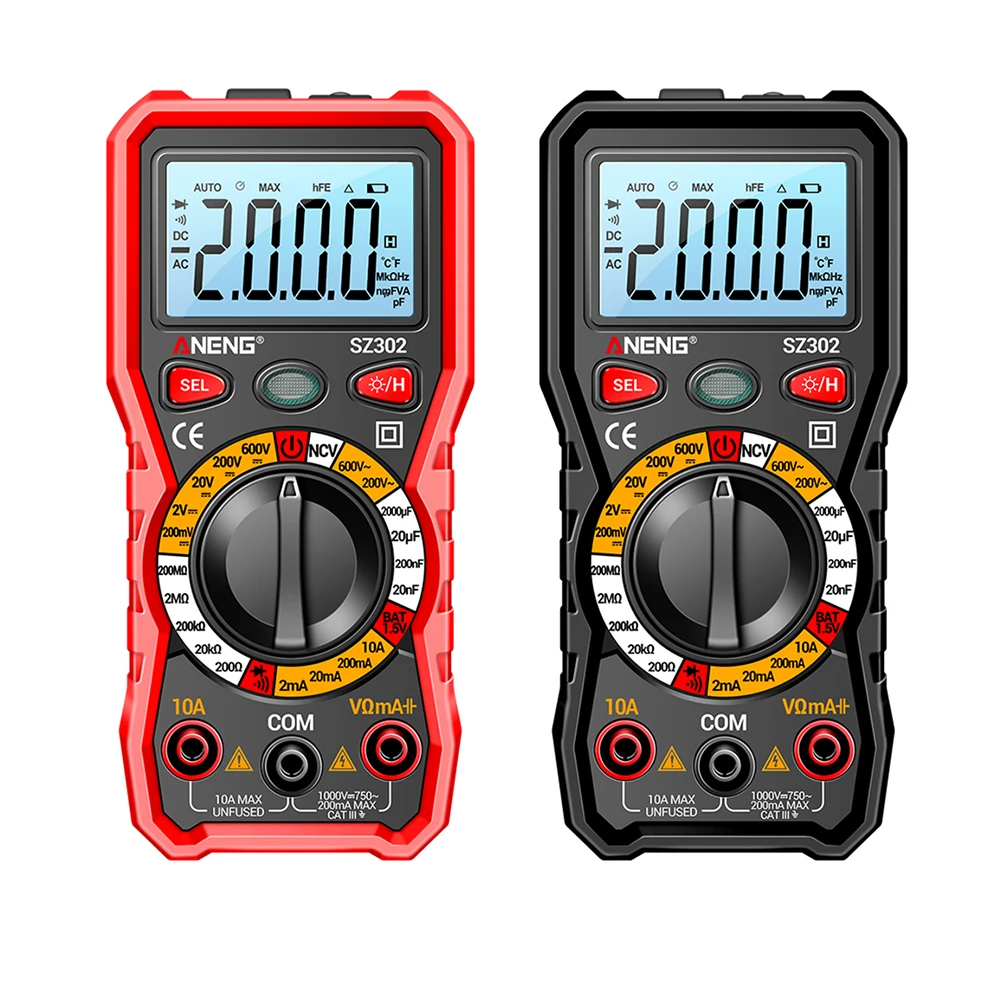 220V-Smart-Digital-Multimeter-Resistance-Capacitance-2000-Counts-Smart ...