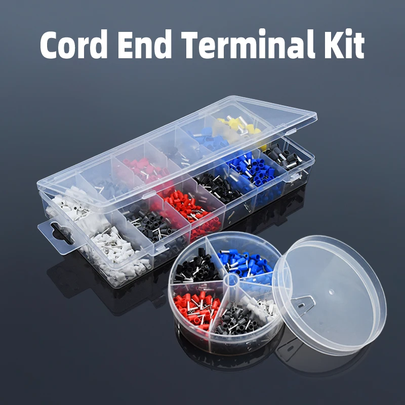 Insulated-Cord-End-Terminal-Set-Electrical-Wire-Ferrules-Kit-Cable-End ...