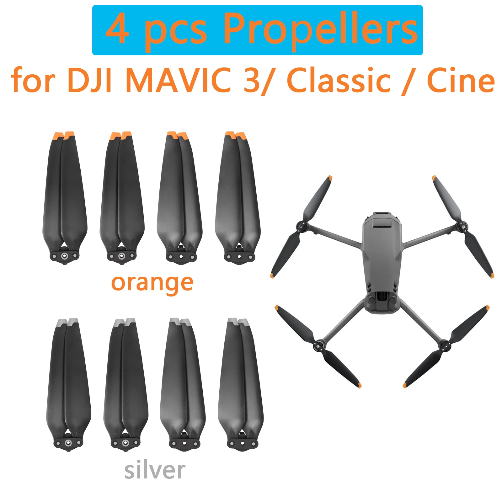 4PCS-Propellers-for-DJI-MAVIC-3-PRO-Replace-Quick-Release-Paddle-Blade ...