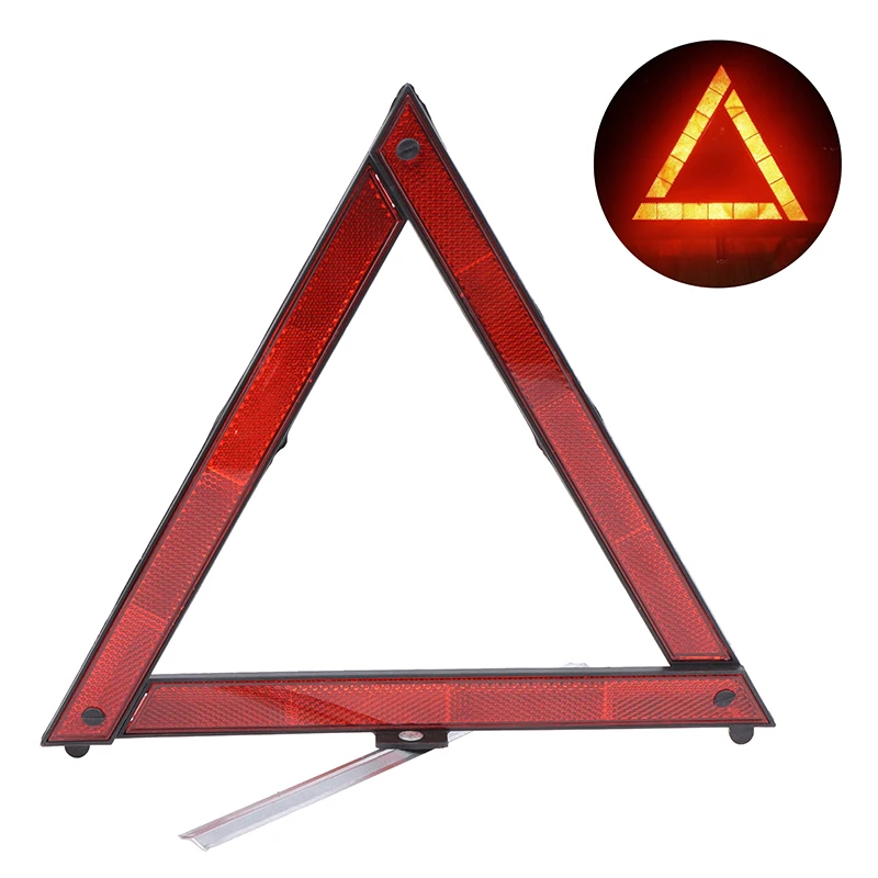 1pc Car Tripod Folded Stop Sign Reflector Car Emergency Breakdown ...