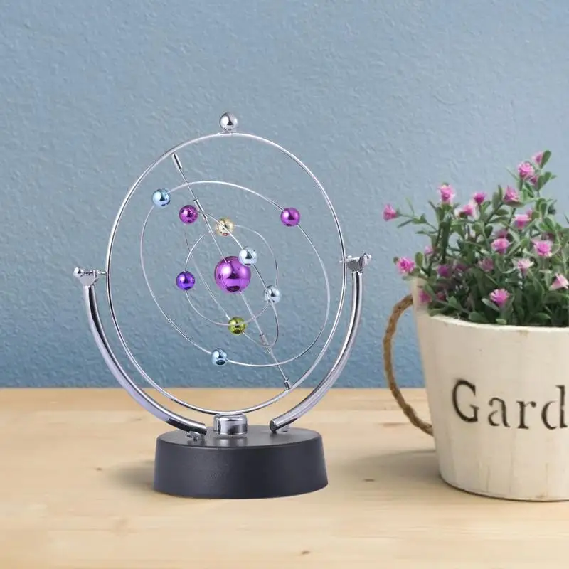 Solar-System-Planet-Balance-Pendulum-Ball-Rotating-Perpetual-Motion-Physics-Swing-Craft-Decor ...