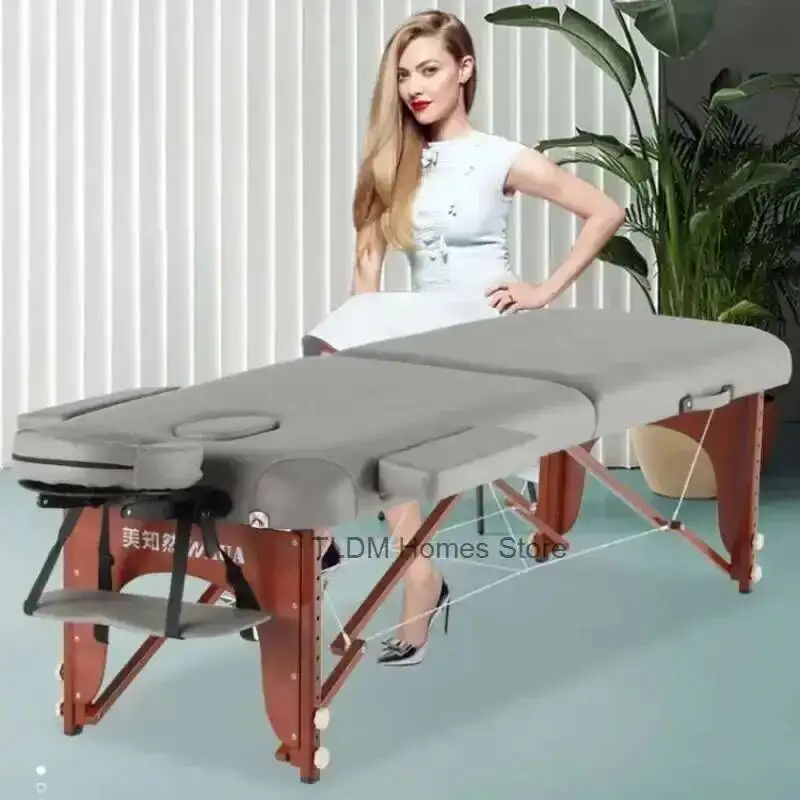 Maca portátil de massagem maca profissional luxo confortável spa cama ...