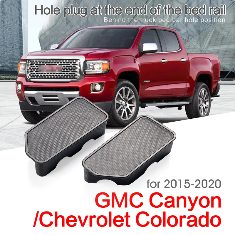 Chevrolet Colorado RG S10 GMC Canyon 2015 ~ 2021 2016 2017 2018 2019 2020 트럭 침대 레일 스테이크 포켓 커버 캡 ...