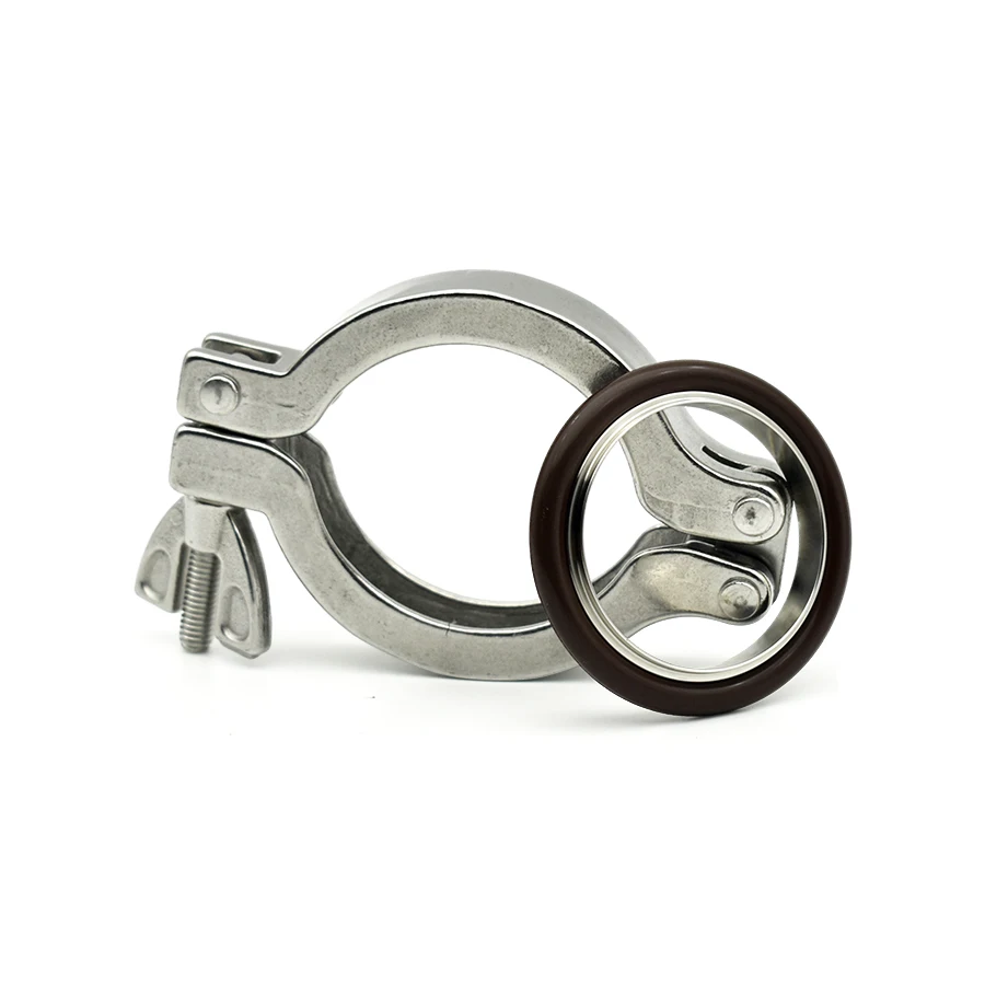 KF10-KF16-KF25-KF40-KF50-Sanitary-304-Stainless-Steel-Vacuum-Clamp-With ...