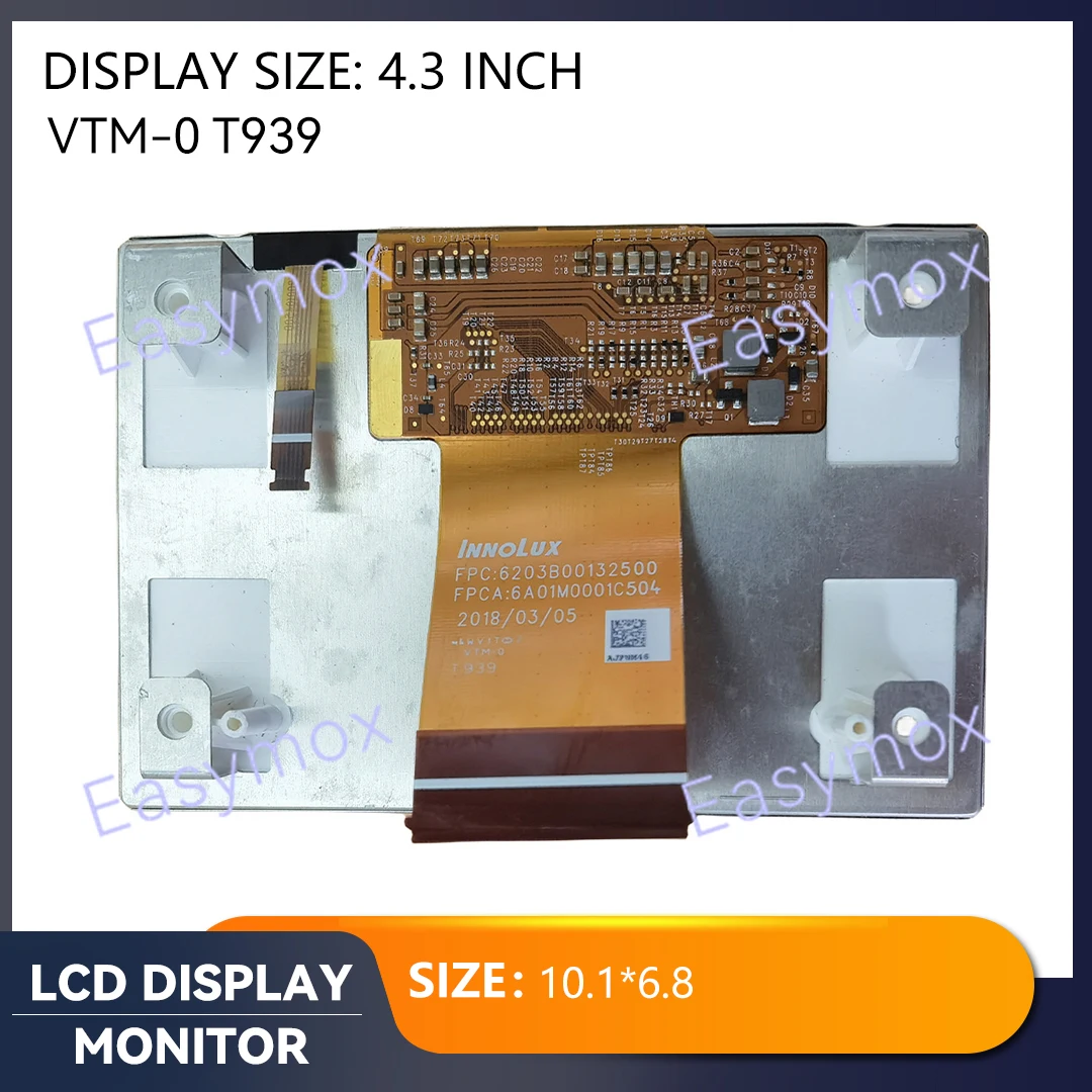 Universal-Car-Screen-VTM-0-T939-LCD-Display-4-3-Inch-Car-Rear-Camera ...