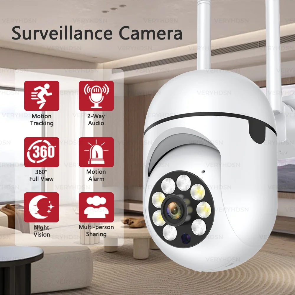 CCTV-Wifi-IP-Camera-HD-PTZ-Surveillance-Camera-4X-Digital-Zoom-AI-Human ...