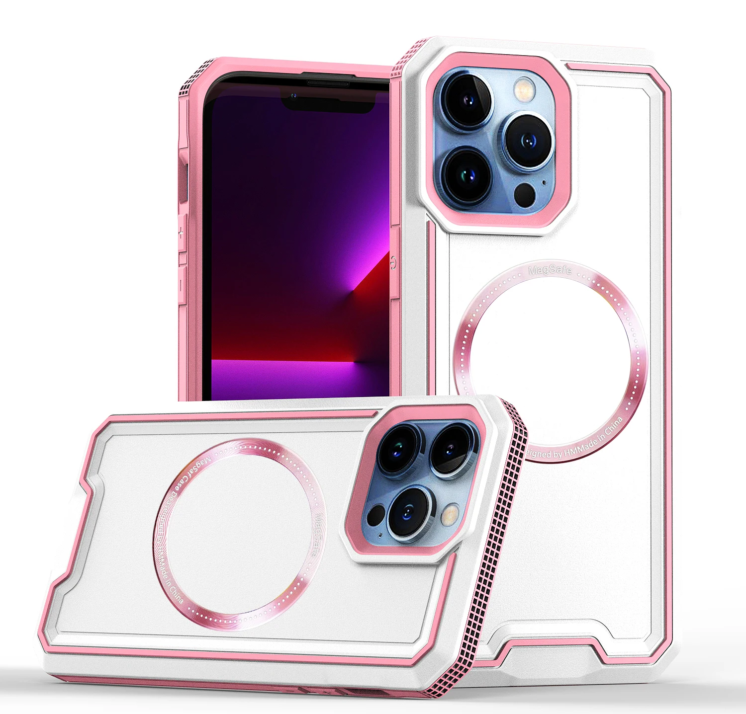 Plating-Frosting-Magnetic-Hard-Shell-Case-for-IPhone-14-13-12-11-Pro ...