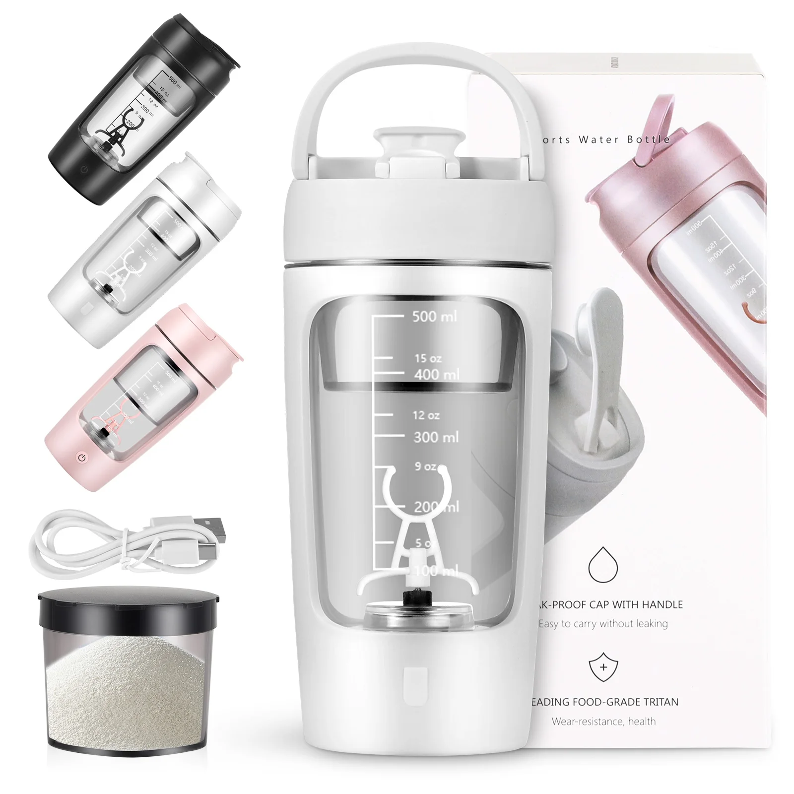 New Self-Stirring Shaker Cup Automatic Stirring Cup for Protein Shakes ...