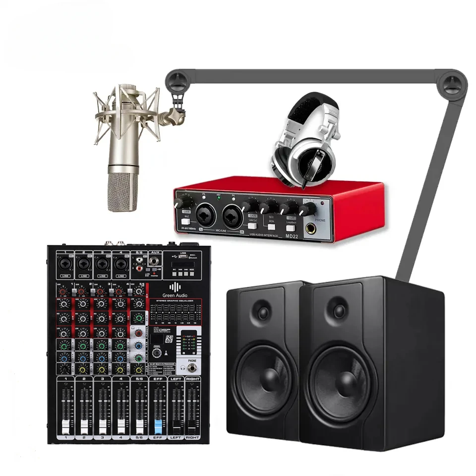 The-Newest-Professional-Audio-Set-Music-Home-Studio-Monitors-Recording ...