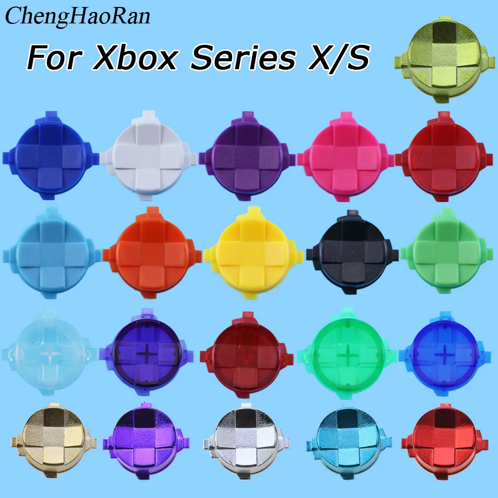 1PCS-For-Xbox-Series-X-S-Plastics-Chrome-D-pad-Action-Cross-Button-Dpad ...