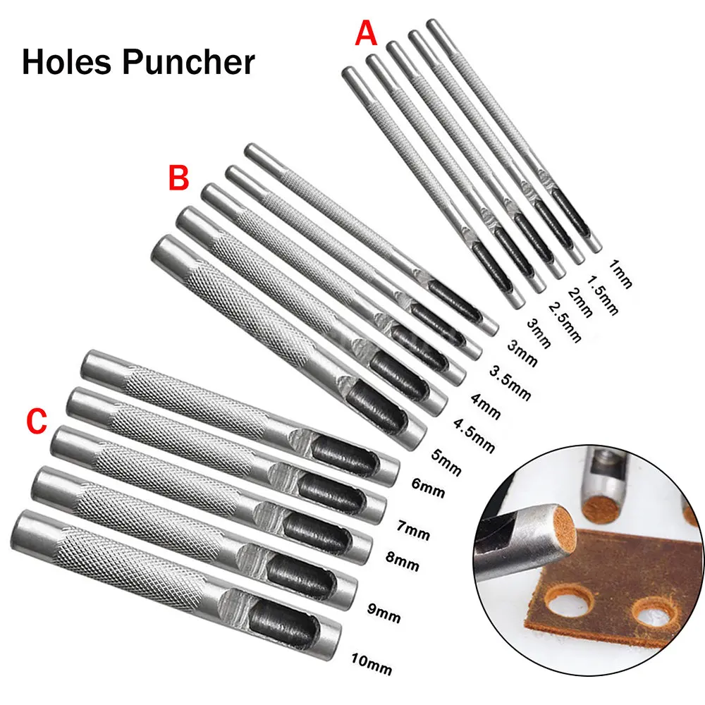Hole Puncher Watch Band Metal Holes Cutter for Clothing Canva Paper ...