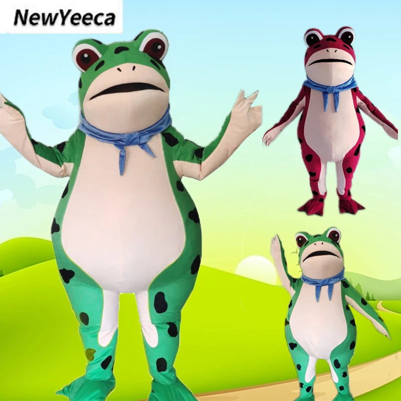 Funny-Frog-Mascot-Inflatable-Costume-Adult-Halloween-Cartoon-Comic ...
