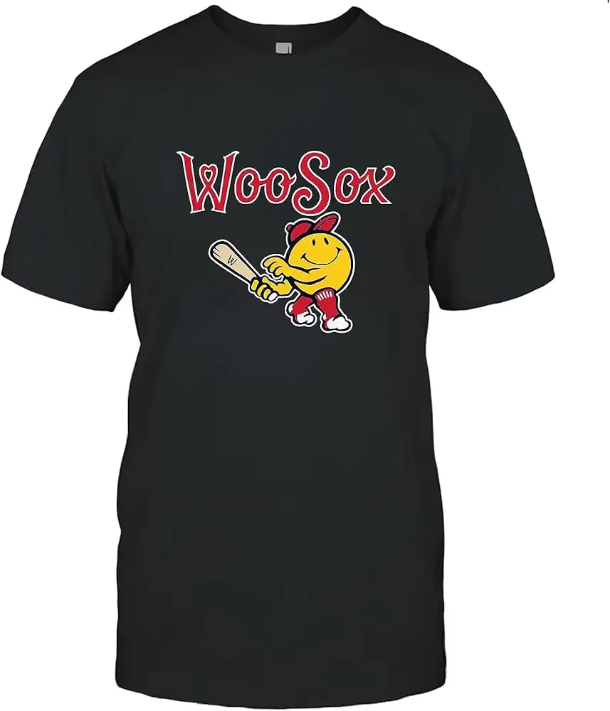Woo-Sox-Worcester-Baseball-Woosox-Fan-Summer-Tees-Cotton-Luxury-brand ...