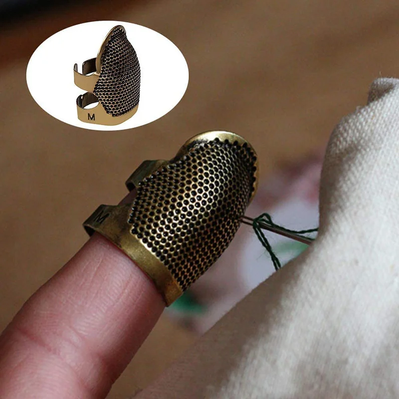 1-3Pcs Sewing Thimble Finger Protector Retro Fingertip Protector ...