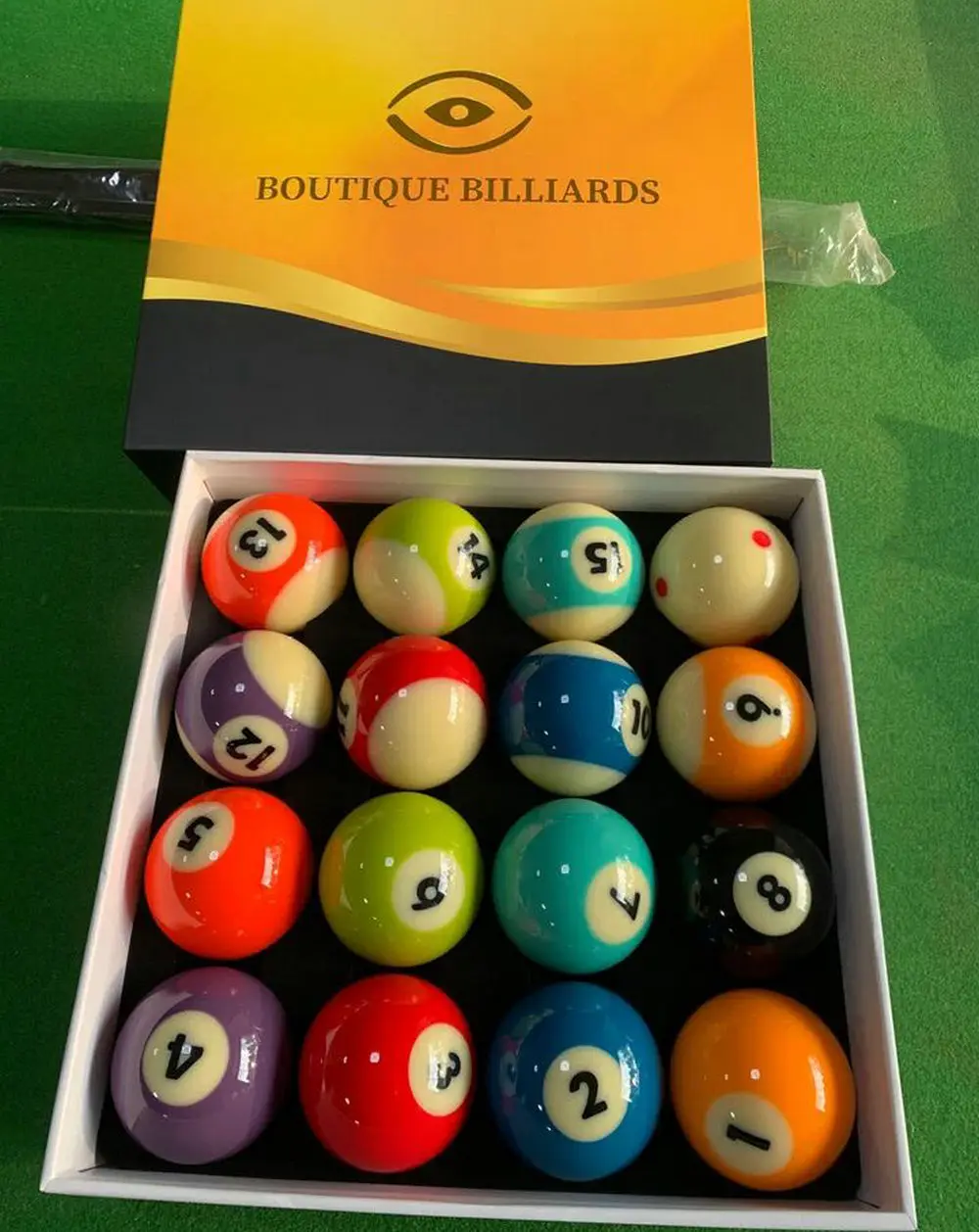 Piscine A Balle Size 2-1/4 In. Full Set 16 Pool Balls Delta Deluxe Ball ...