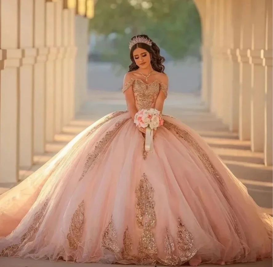 Angelsbridep-personalizado-Arabia-Saud-lujo-vestido-de-baile-rosa ...