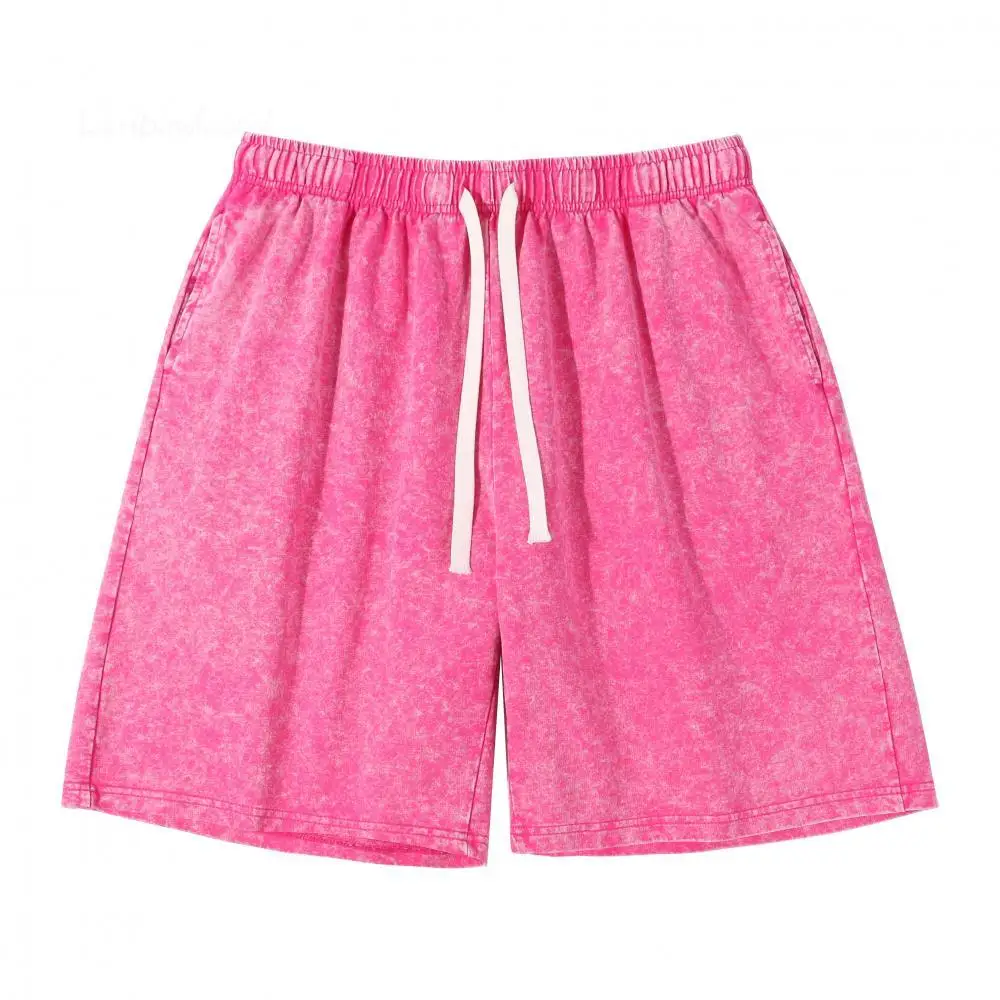 100% Cotton 290G 2024 New Summer Shorts Men's and Women's Loose Trendy ...