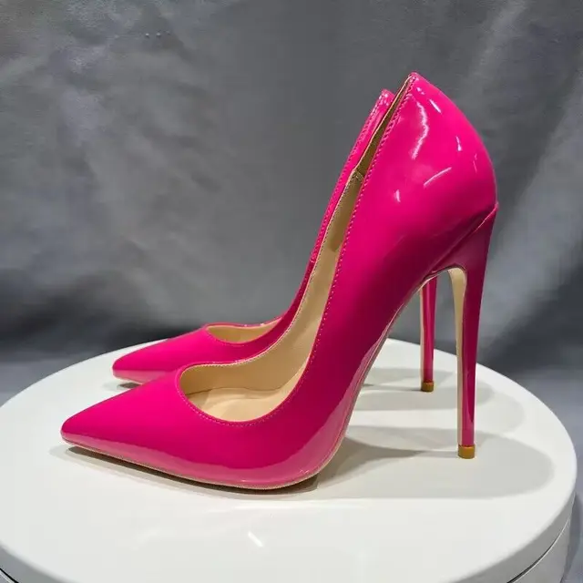 Bright Color Patent Leather Pumps