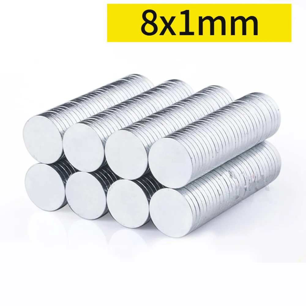 8x1-Neodymium-Magnet-8mm-x-1mm-N35-NdFeB-Round-Super-Powerful-Strong ...