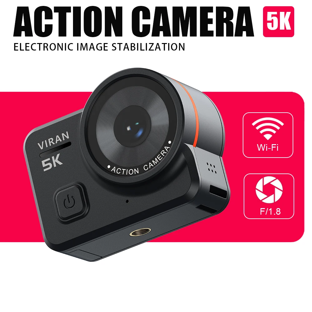 Action Camera 5K bicycle camera Electronic Stabilizer Action cam WiFi ...