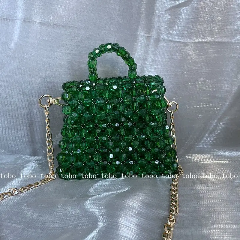 Mini-Bead-Bag-Designer-Handmade-Transparent-Bags-for-Women-Clear ...