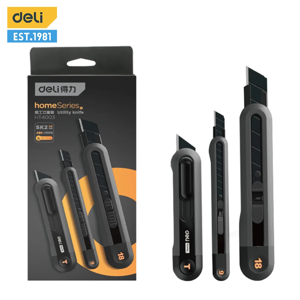 Deli-Pocket-Knife-Portable-Utility-Knives-Set-9mm-18mm-Blades ...