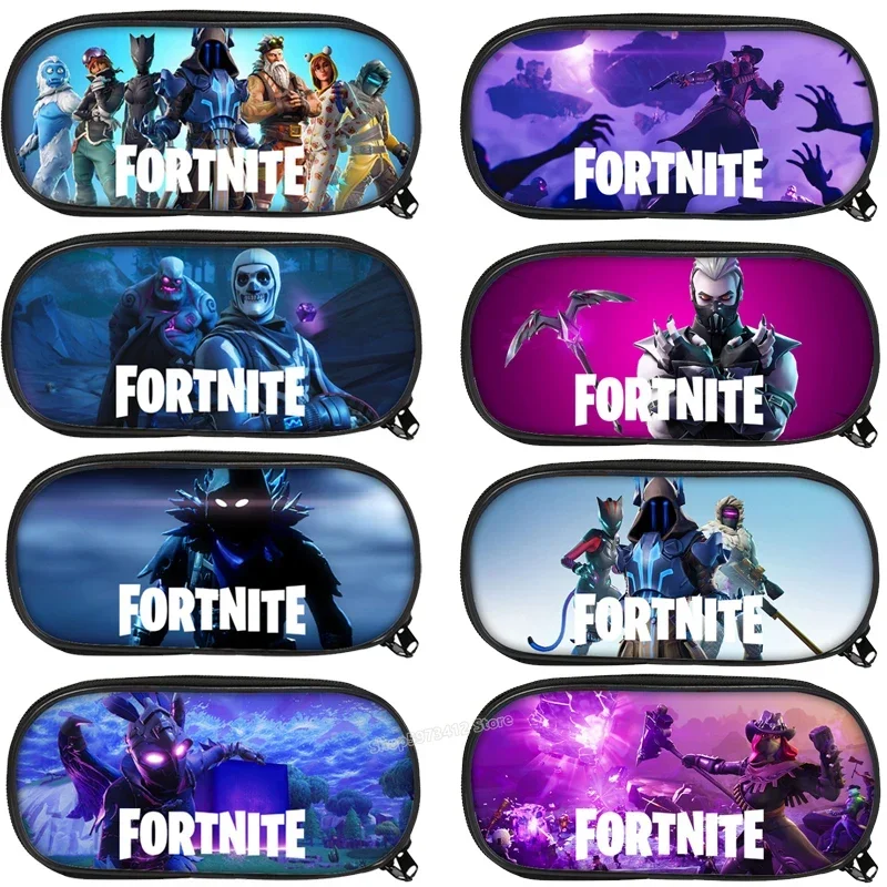 Fortnites Pencil Case Fortress Night Pencil Bag Storage Pencil Box Back ...