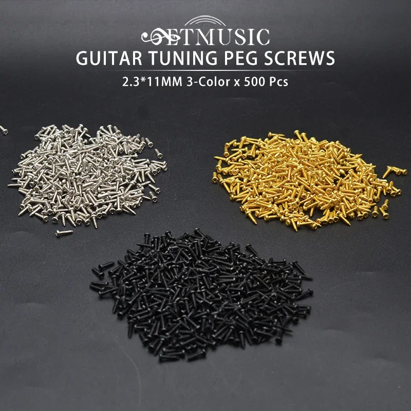 500pcs-Guitar-Screws-2-3-11mm-for-Guitar-Bass-Ukulele-Machine-Head ...