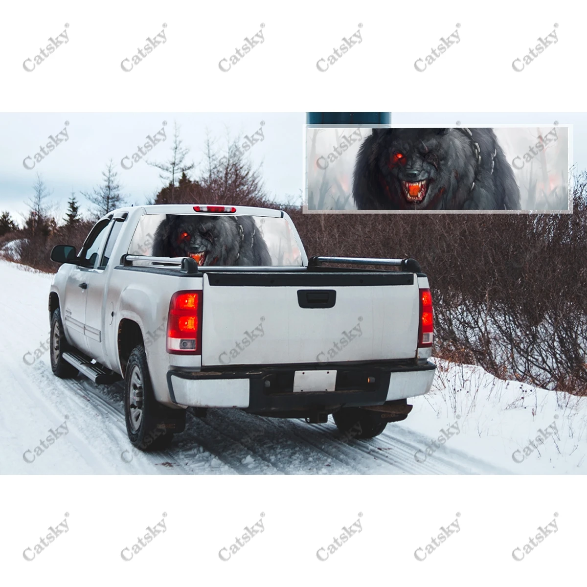 Chevrolet Rear Window Graphics Animal