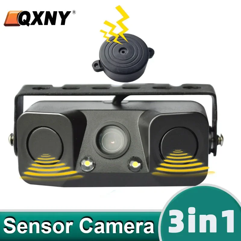 3 In 1 Parktronic Car Video Parking Sensor Kit Radar Visible LED ...