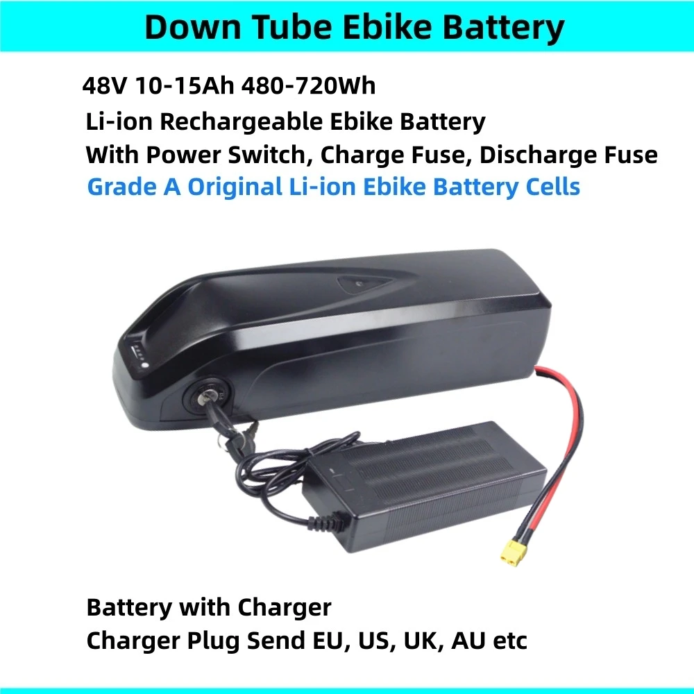 Rad-Power-Electric-Cargo-Bike-Utility-Bike-Battery-48V-10Ah-12-8Ah-14Ah ...